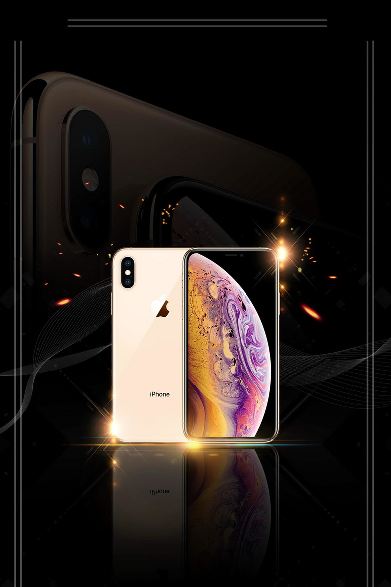苹果手机苹果IphoneXS背景模板背景素材图片下载-万素网