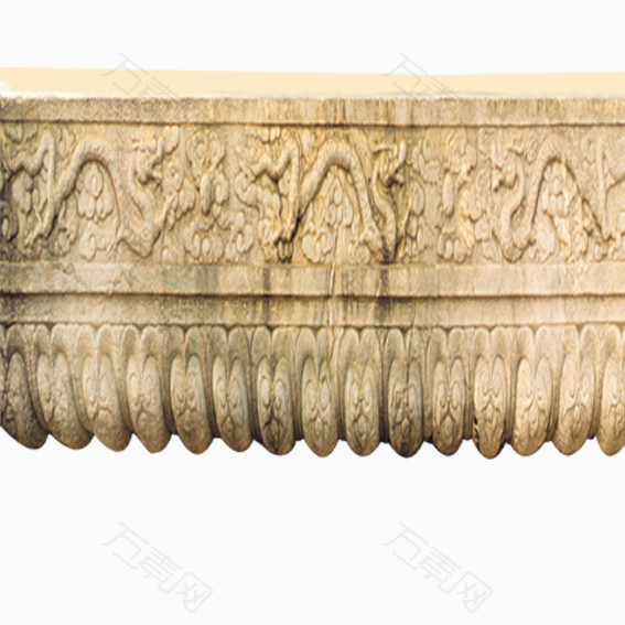 大理石墙裙png元素素材图片下载-万素网